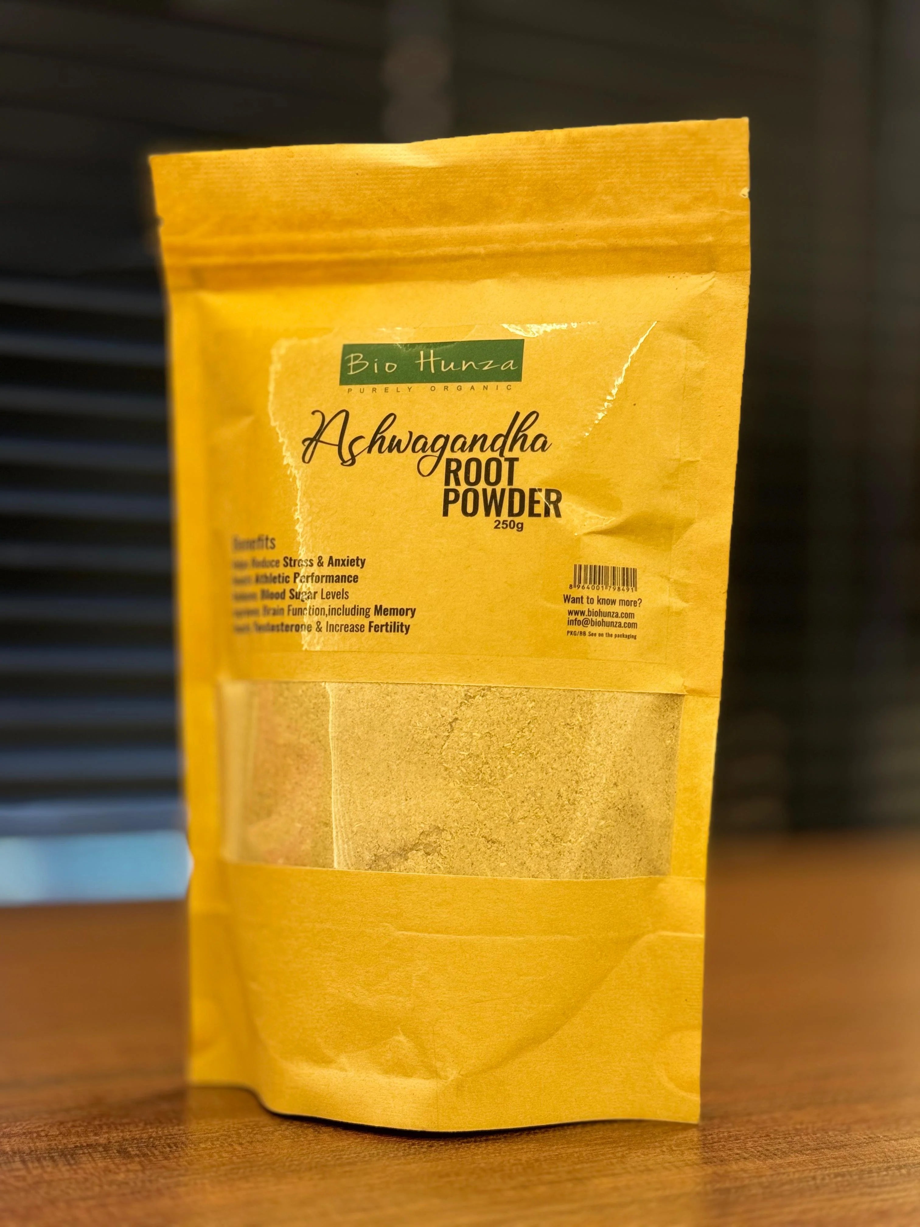 Ashwagandha Powder 250 gm Bio Hunza – Hazara Gardens